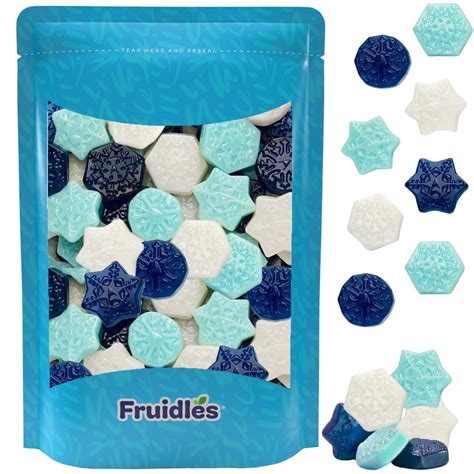 Fruidles Christmas Gummi Snow Flurries Delicious Gummy Candy Fun And Festive