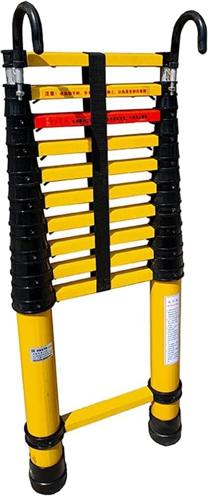 Fiberglass Telescoping Ladder With Hook 5m45m4m35m3m25m2m