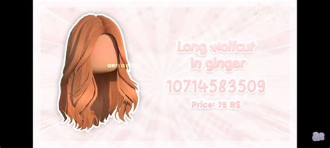 49 Roblox Ginger Hair Codes Ideas Ginger Hair Roblox Coding