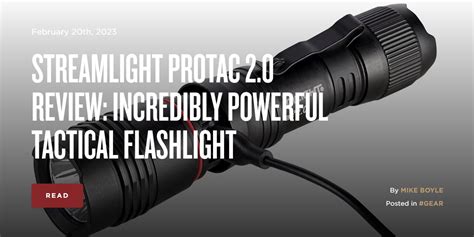 Streamlight Protac 2 0 Review Incredibly Powerful Tactical Flashlight The Armory Life Forum