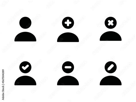 User Icon Interface Icons As Add Remove Edit Employees User Line Icons User Plus And Minus