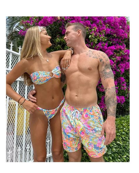 Brand Couples Bikini Bikinis Set Beach Swimwear Swimsuit Couple Two