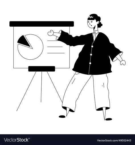 Data Analyst Royalty Free Vector Image Vectorstock