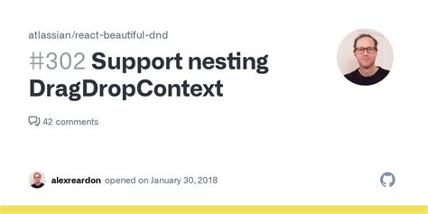 Support Nesting Dragdropcontext · Issue 302 · Atlassianreact Beautiful Dnd · Github