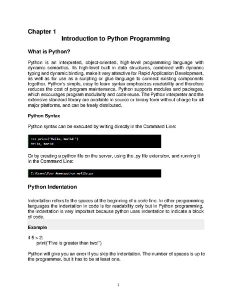 Chapter 1 Cc104 Chapter 1 Introduction To Python Programming What Is