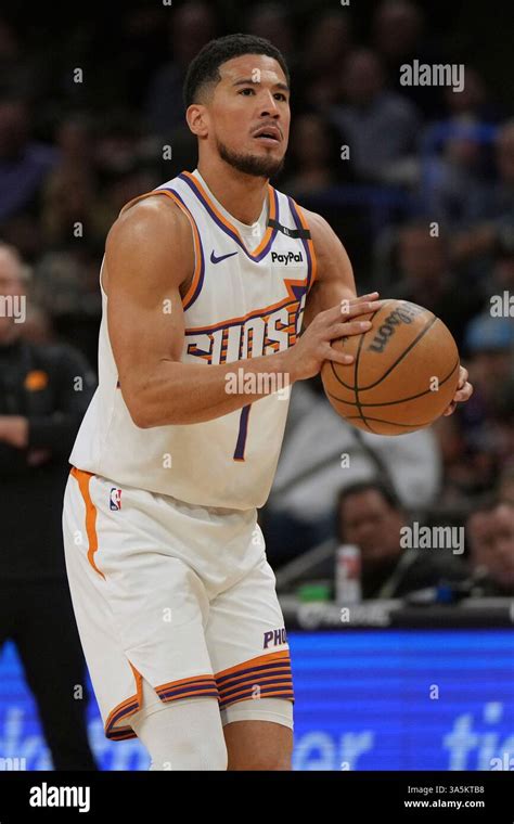 Phoenix Suns Guard Devin Booker 1 During The Second Half Of An Nba