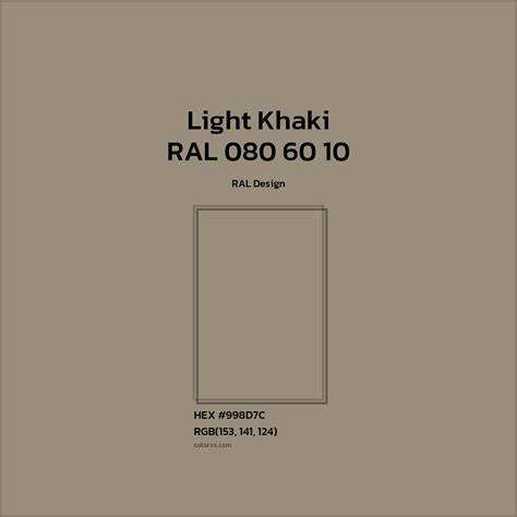 About Ral 080 60 10 Light Khaki Color Color Codes Similar Colors