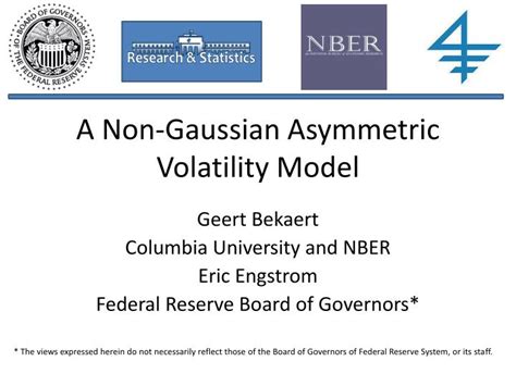 Ppt A Non Gaussian Asymmetric Volatility Model Powerpoint