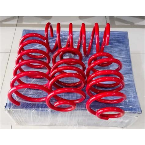 Jual Per Ceper 1set Untuk Toyota Rush Per Lowering Kit Hsr Red Toyota