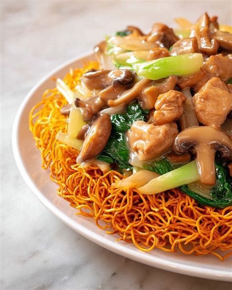 Crispy Chicken Chow Mein Hong Kong Style Flavorful And Crispy