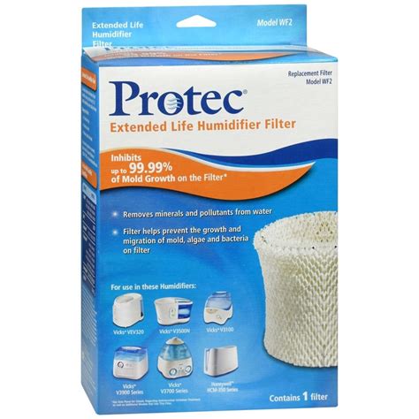Protec Extended Life Humidifier Filter Model Wf2 1 Ea Medcare
