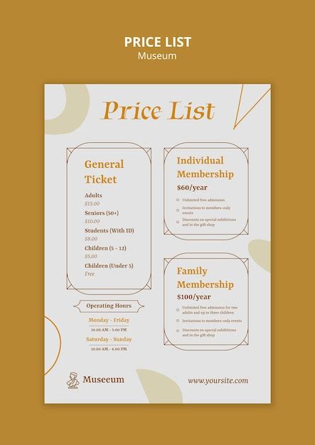 Free Psd Museum Template Design