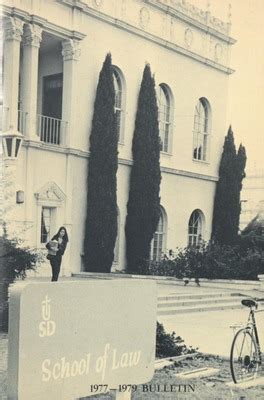 Bulletin Of The University Of San Diego School Of Law 1977 1979 By