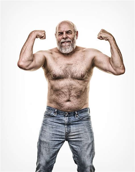 170 Hairy Chest Old Man Stockfotos Afbeeldingen En Royalty Free