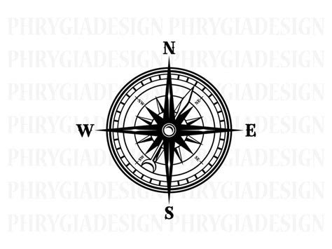 Compass Svg Camper Compass Svg Nautical Compass Svg Adventure Compass Compass Clipart