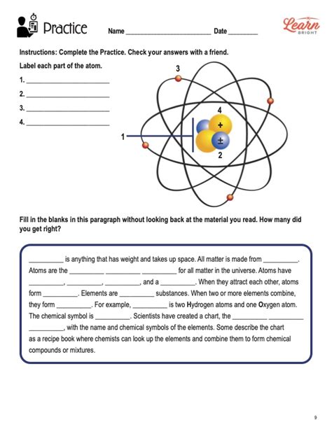 Introduction To Atoms Free Pdf Download Learn Bright Worksheets Library