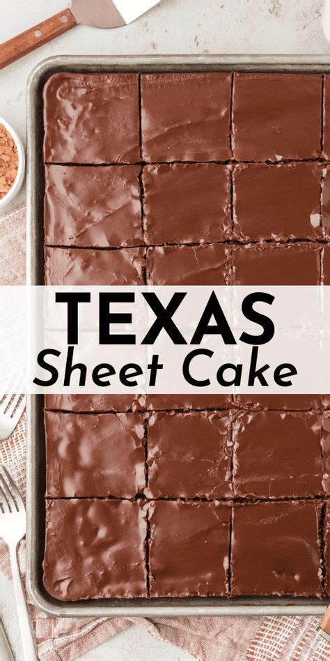 Texas Sheet Cake Recipe