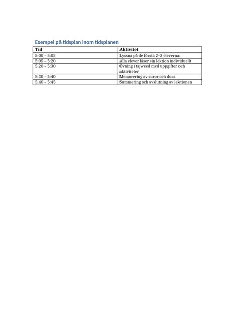 Exempeltidsplandugsi Pdf