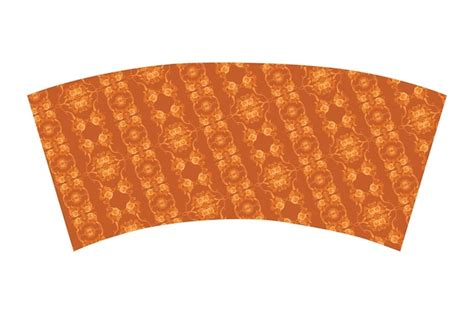 Premium Vector Cup Design With Ornament Pattern Theme