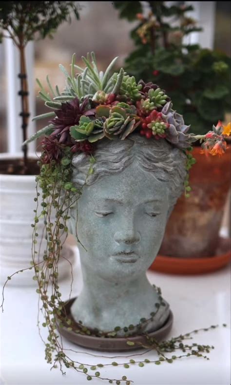 Lovely Head Planter Design Artofit