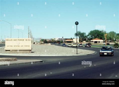 A Medium Range View Of The Main Gate Including The Base Sign Base