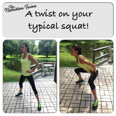 Squat Twist Nutrition Twins