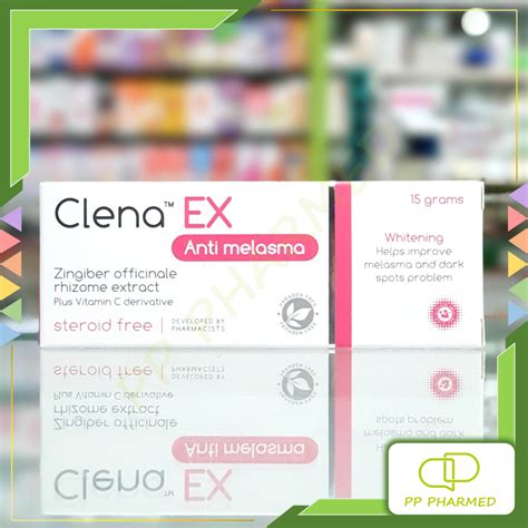 Clena Ex ครีมลดเลือนฝ้า กระ จุดด่างดำ Anti Melasma 15g Shopee Thailand