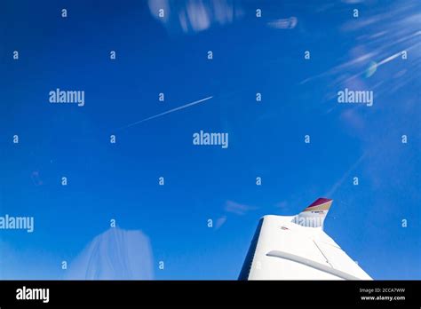 View From The Cockpit Windows Of The Business Aircraft Of The Socata