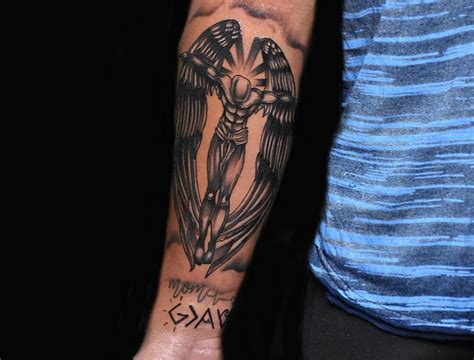 Male Angel Warrior Tattoo