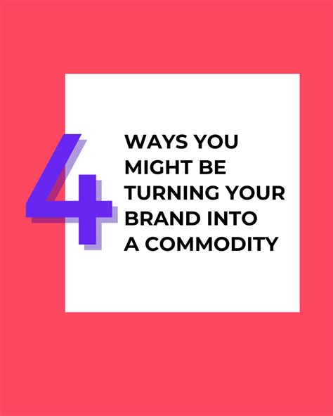 Branding Vs Commodification Clear Aim
