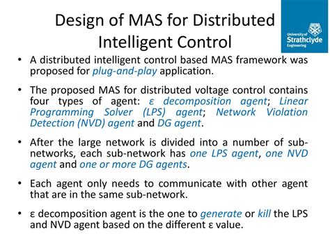 Design Of A Multi Agent System For Distributed Voltage Regulation Ppt