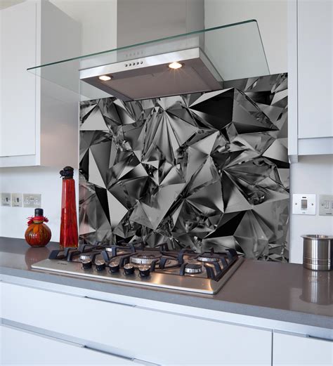 Black Crystal Glass Splashback Online Glass Shop