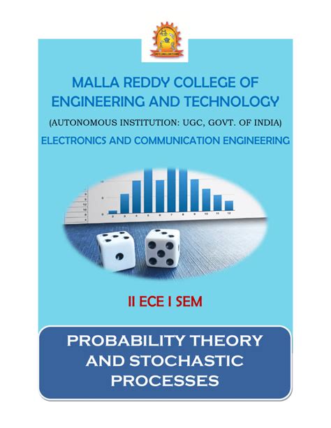 Probability Theory And Stochastic Processes Syllabus