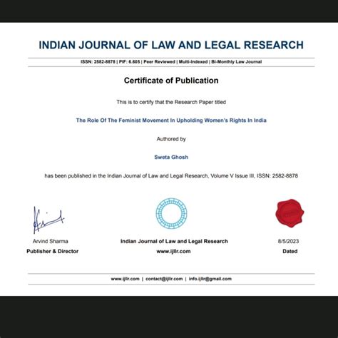 Sweta Ghosh On Linkedin I Am Delighted To Share That My Article The Role Of The Feminist