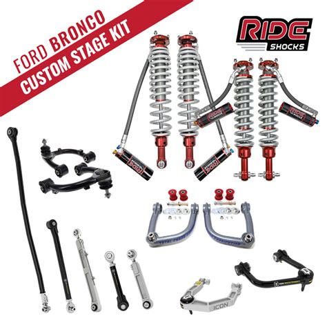 Camburg 2021 Ford Bronco Kinetik Series Billet Uca Kit Accutune