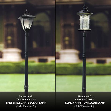 Classy Caps Black Aluminum Lamp Post Base Lpb59 Atlantic Lighting