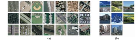 an example image for each of the classes from the test datasets a