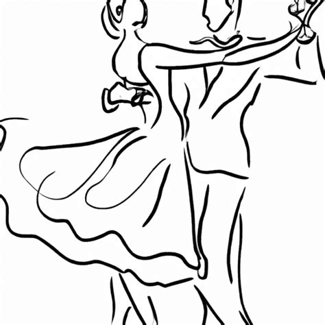 Waltz Dancing Drawing