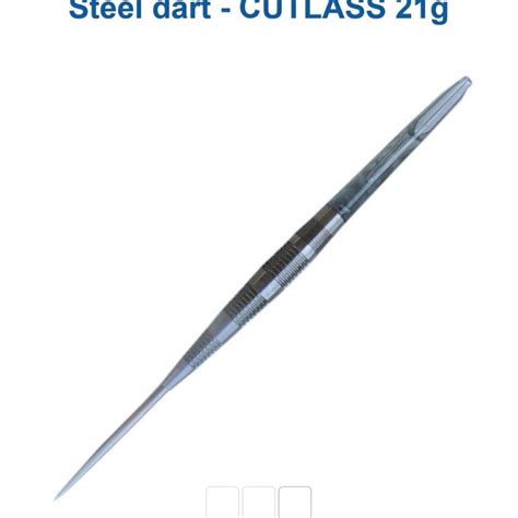 One80 Sword Edge Cutlass 21g Tungsten Darts Set Complete With Solibox