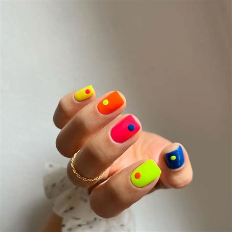 28 Neon Nail Designs To Try For A Statement Making Summer Manicure