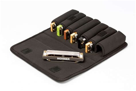 Hohner Flexcase M Harmonica Case Holds 7 Diatonic Harmonicas Medium