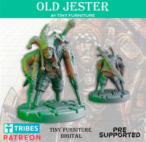 Old Jester 3d Print Model Download Free