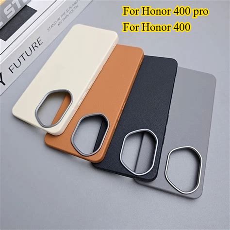 Case For Honor 400 Pro Luxury Pu Silicone Phone Back Cover Soft Protect