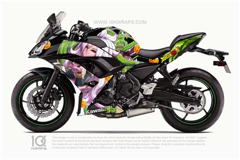 Anime Girl Motorcycle Wrap