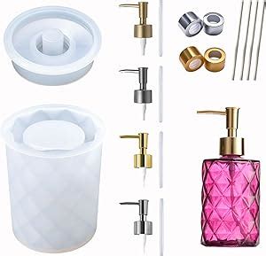 Silicone Mold Resin Soap Dispenser Kitchen Dishwashing