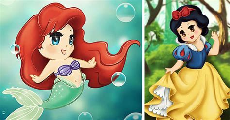 Cute Disney Princess Drawing