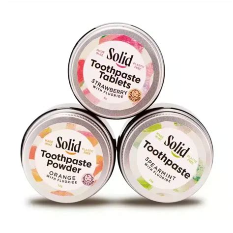 Solid Toothpaste Samples Solid Australia