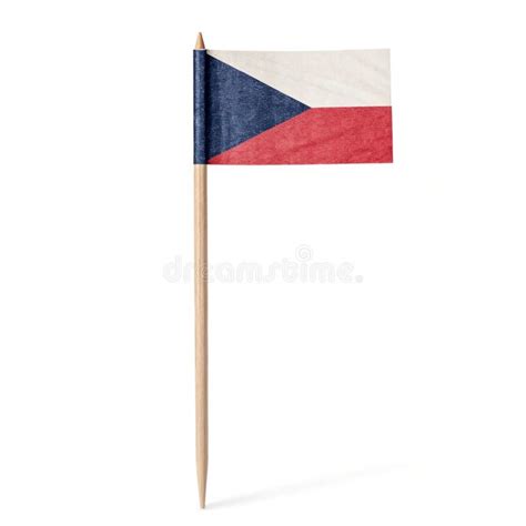 Toothpick Flag Mockup Isolated On White Background Stock Illustration Illustration Of