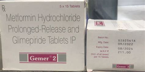 Gemer 2 Mg Tablets At ₹ 147 70 Stripe Navi Mumbai Id 2850503620130