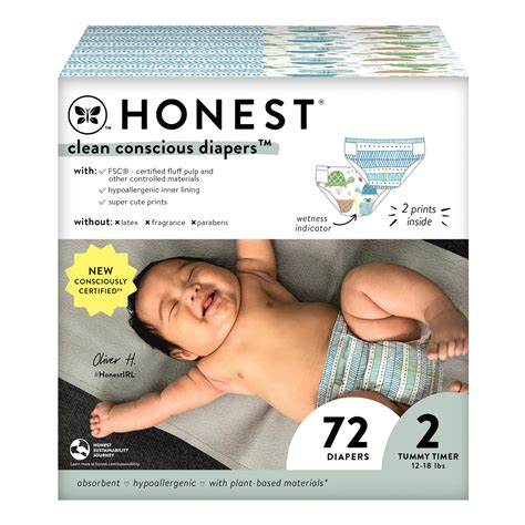 The Honest Company Clean Conscious Diapers For Sensitive Skin
